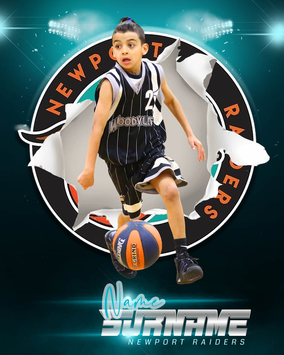 Newport Raiders Basketball Logo Busters Photo – teejayphotos